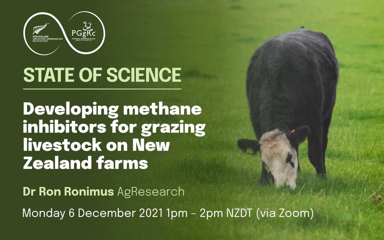 Webinar: Developing methane inhibitors for grazing livestock on NZ ...