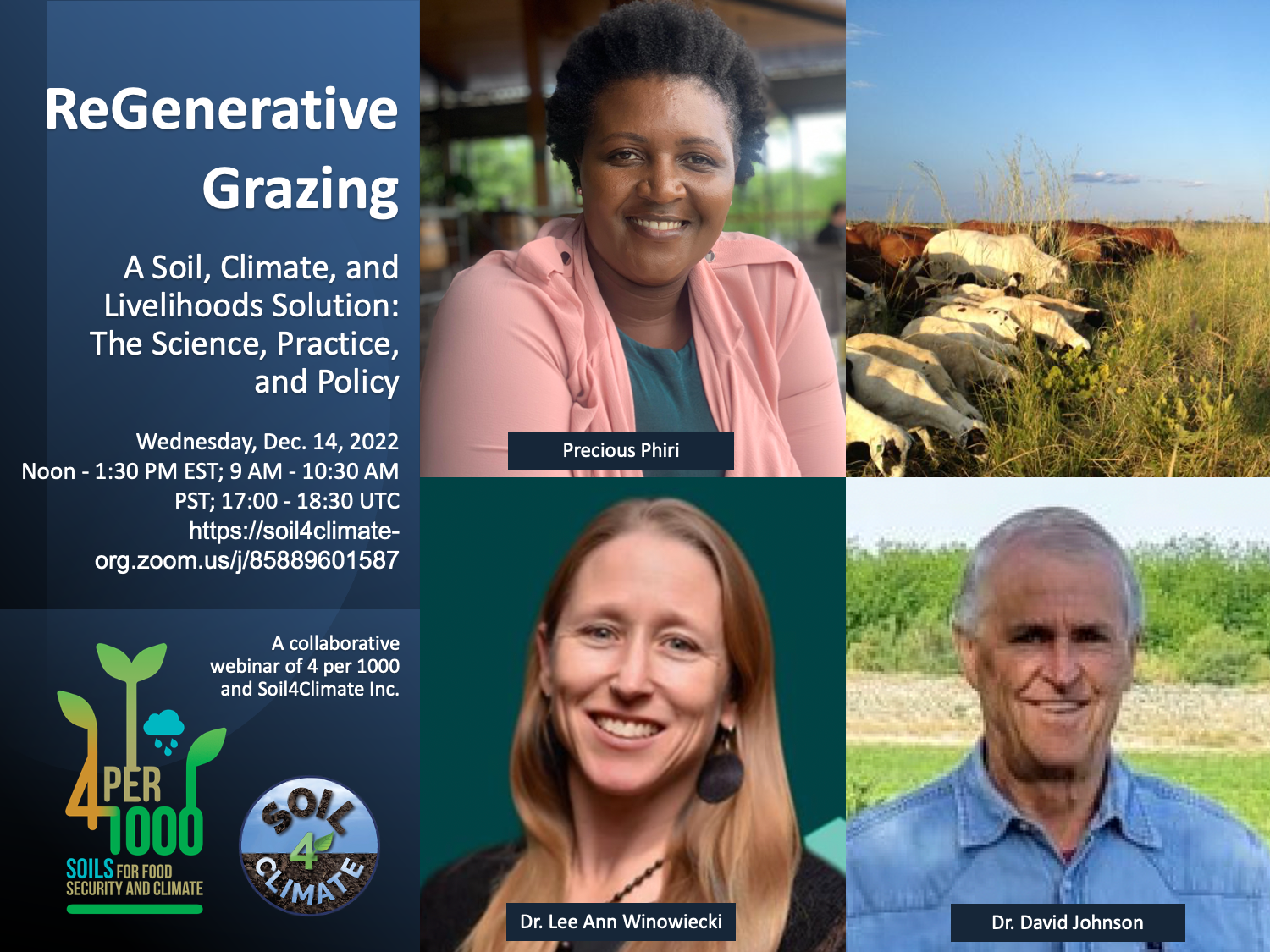 Webinar: ReGenerative Grazing as a Soil, Climate, and Livelihoods ...