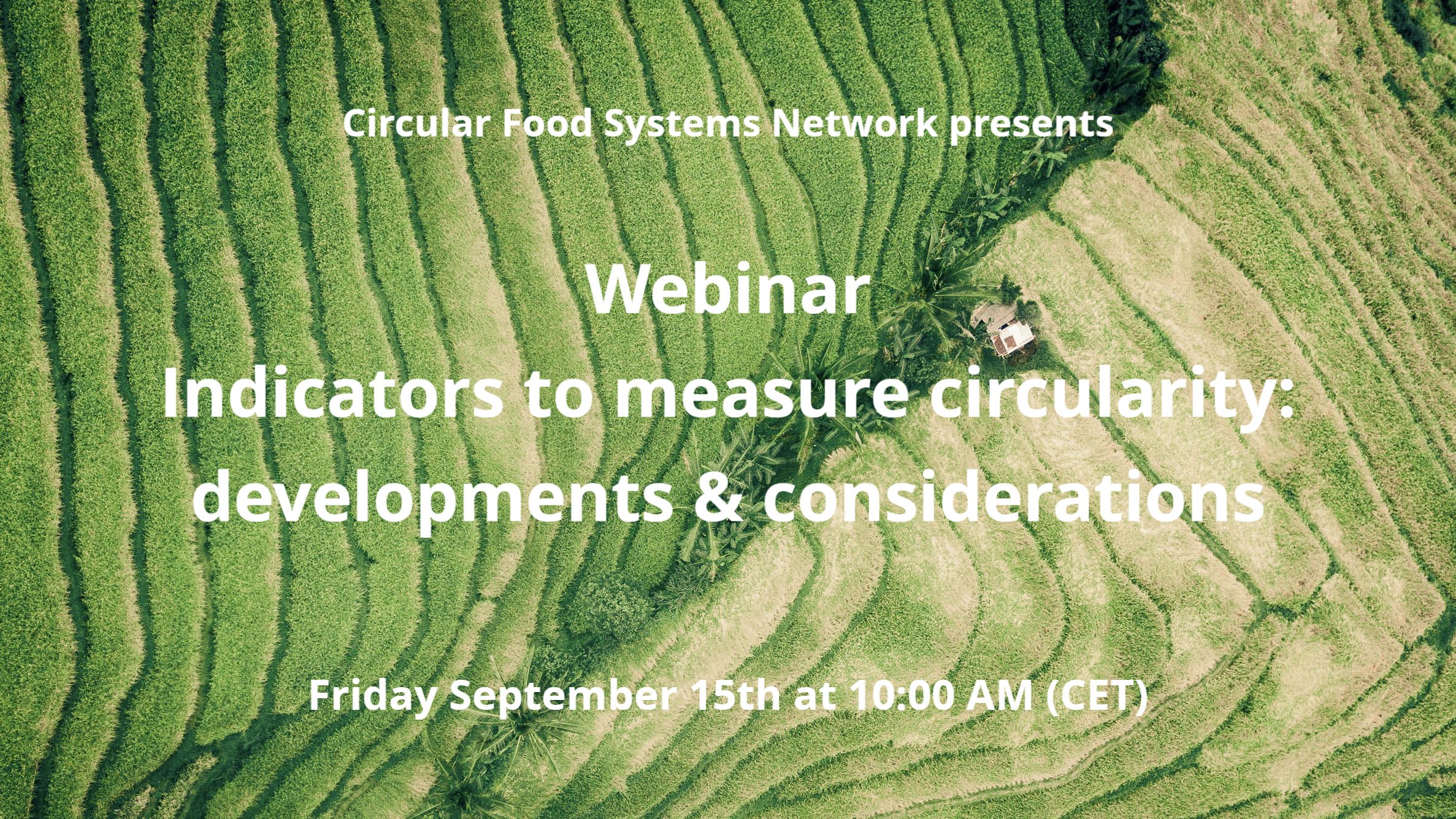 Circular Food Systems Network – webinar and launch of white paper ...