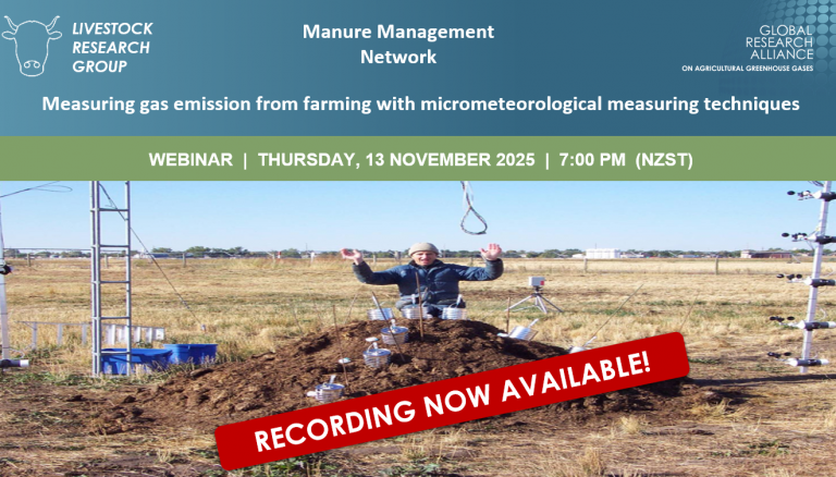 RECORDING AVAILABLE : Manure Management Webinar: Measuring gas emission ...